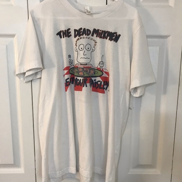 Bella Canvas | Shirts | The Dead Milkmen White Graphic Tshirt | Poshmark